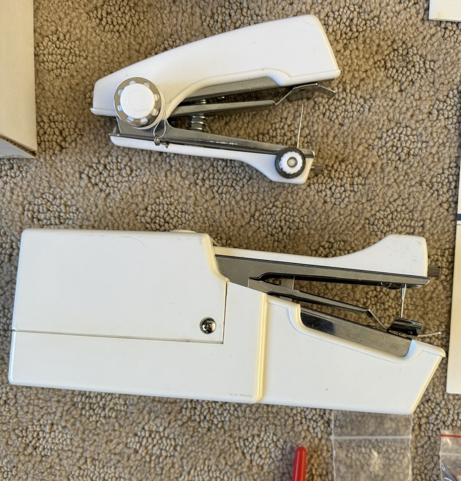 Vintage Singer Mini Mender w/Battery Pack & a Sun Automatic Hand Sewing ...