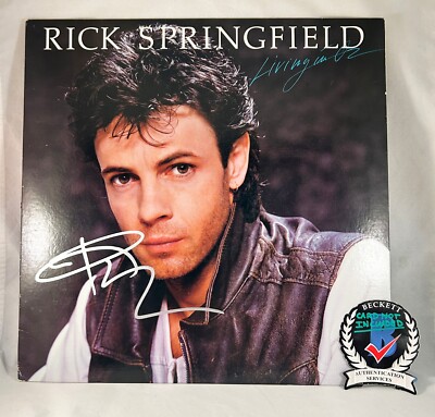 Rick Springfield Signed Vinyl LP Album Beckett BAS 2 COA | eBay