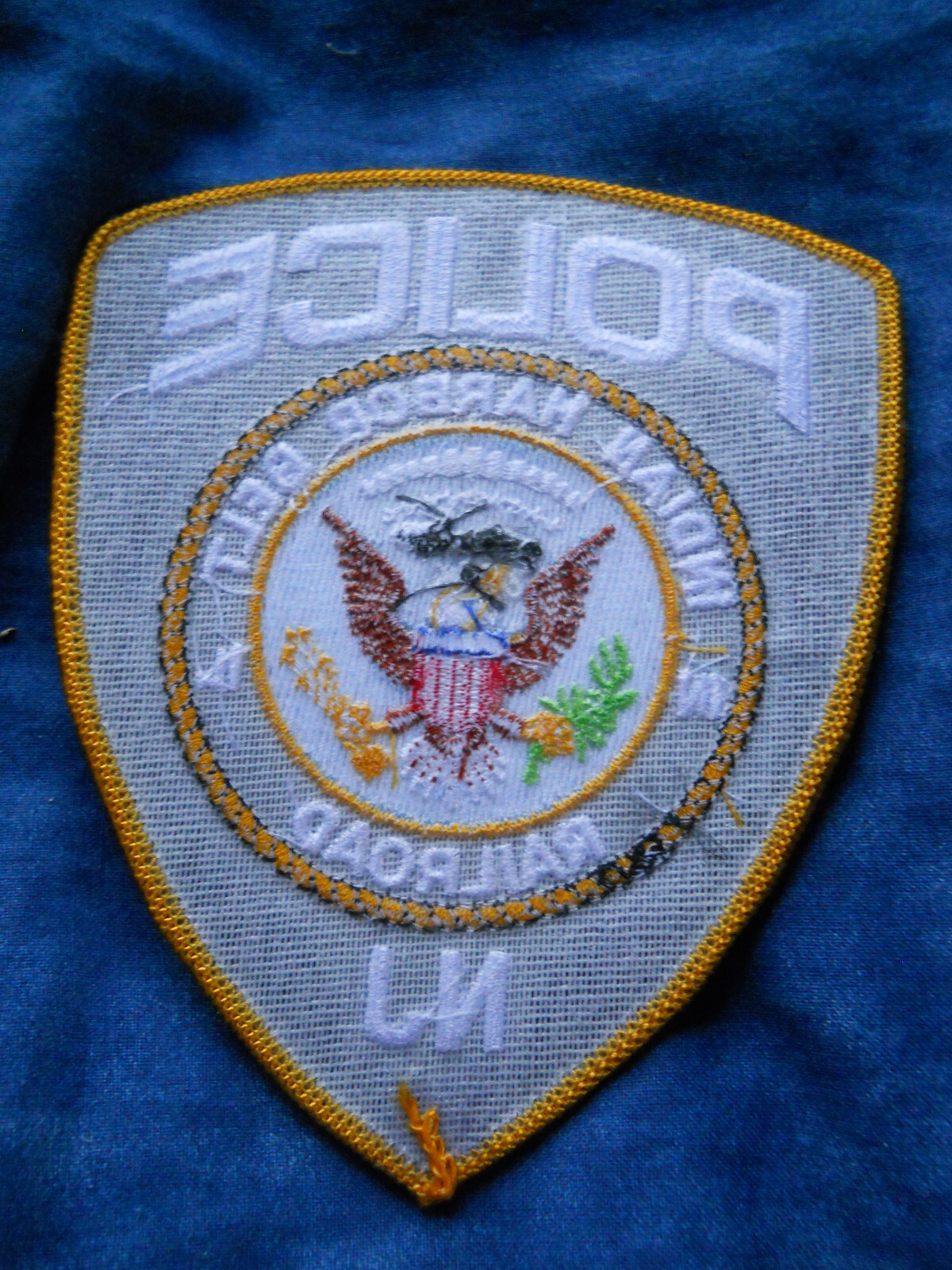 Genuine Railroad Police Patch Indian Harbor Belt Indiana Illinois NEW ...