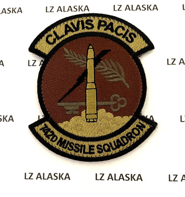 US AIR FORCE 742d MISSILE SQUADRON HOOK&LOOP PATCH (AFC) MINOT AFB | eBay