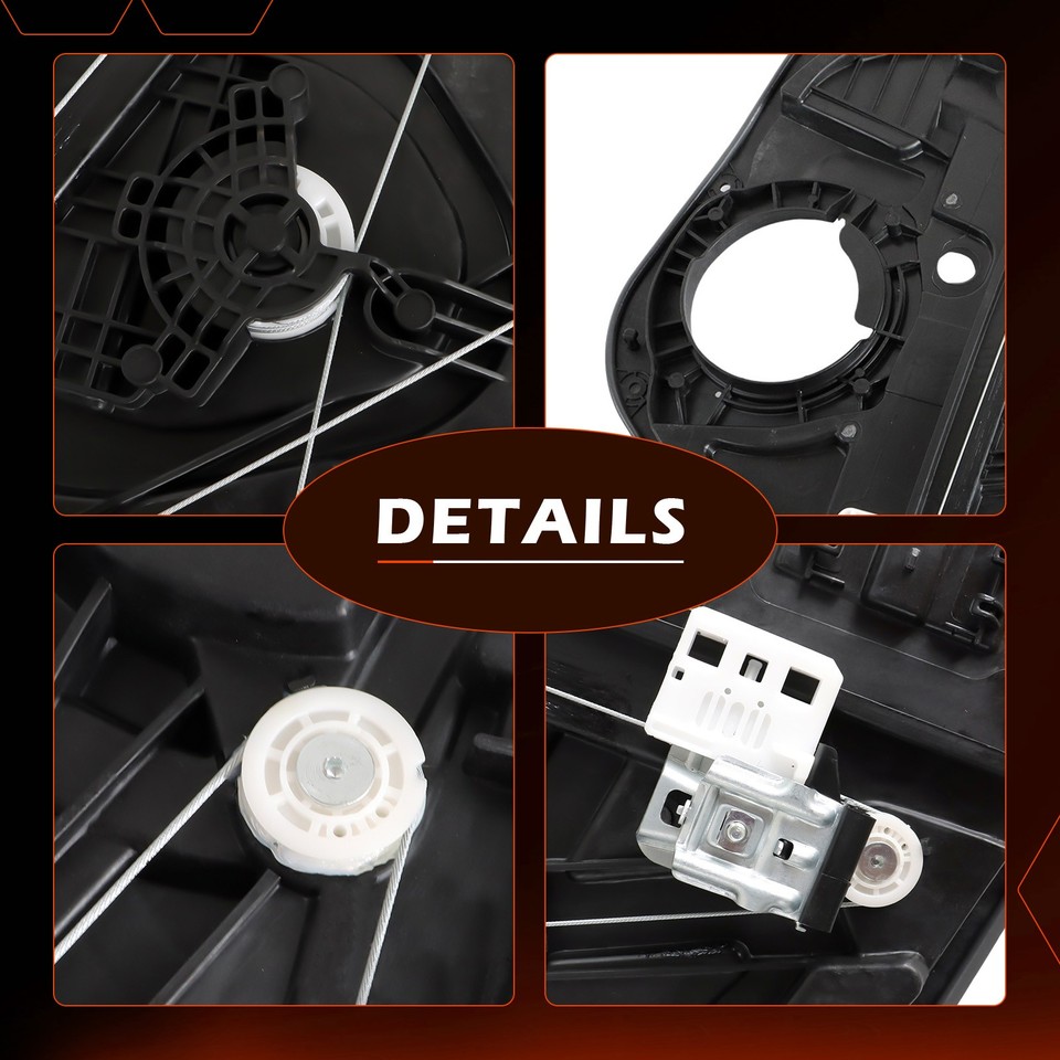 Power Window Regulator For 16-20 Hyundai Tucson Front Passenger Side ...