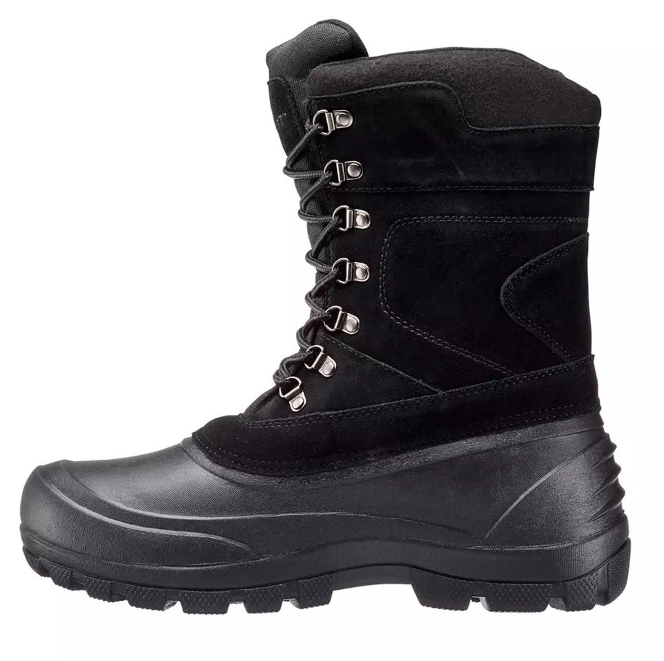 Northeast Outfitters 400G 3M Insulated Pac Boot Snow Winter Black Men ...