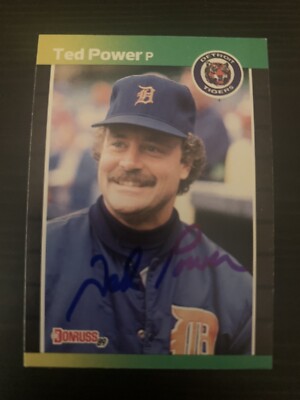 1989 Donruss #153 Ted Power Detroit Tigers Signed Card Autographed | eBay