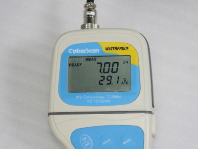 EUTECH Instruments PC 10 Series CyberScan pH/Conductivity/C Meter ...