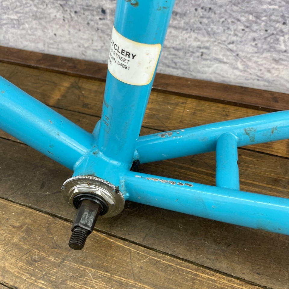 Vintage Mongoose Alta Frame Set 21 In 1986 80s MTB Cafe Cruiser Blue ...