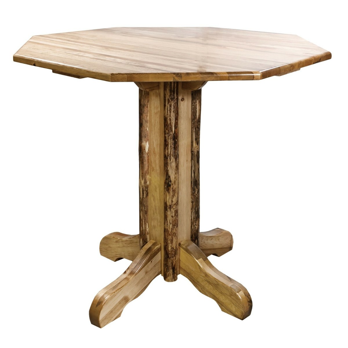 Octagon Barn Wood Dining Table