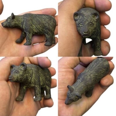 Wonderful Ancient Roman Bronze Bear Statute 200-300AD | eBay