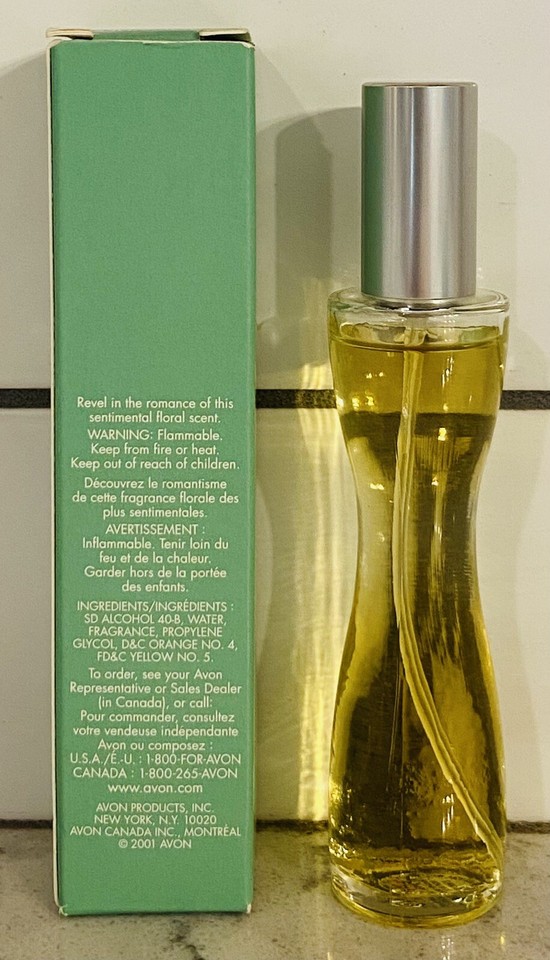2001 AVON SOMEWHERE 1961 ROMANTIC FLORAL VINTAGE .96 FL OZ COLOGNE ...