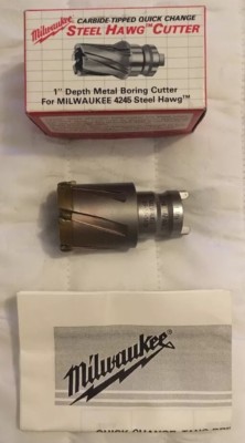 Milwaukee Steel Hawg Cutter 49-57-1439 1-7/16” Carbide Tipped For 4245 ...
