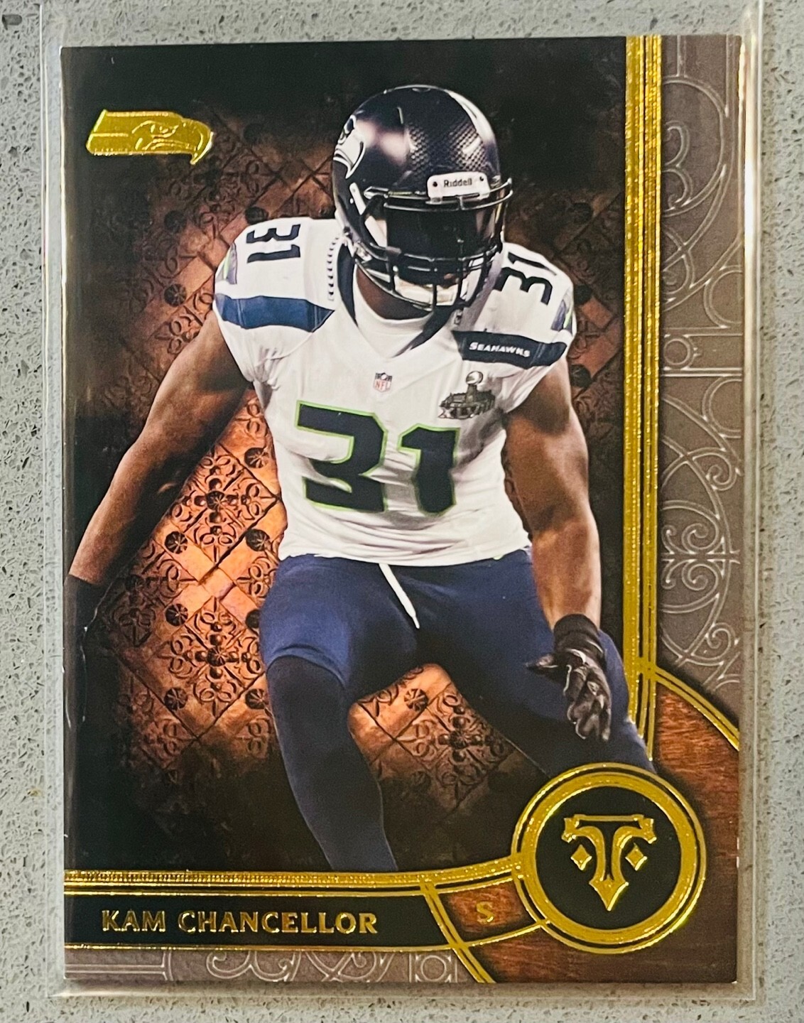 2015 Topps Triple Threads Football NFL #35 Kam Chancellor Base Insert ...
