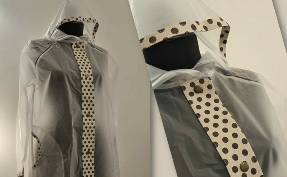 Raincoat women hooded, Clear Rain jacket, Poncho, Small | eBay