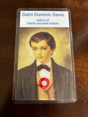 Saint Dominic Savio 3rd Class Relic Card | eBay