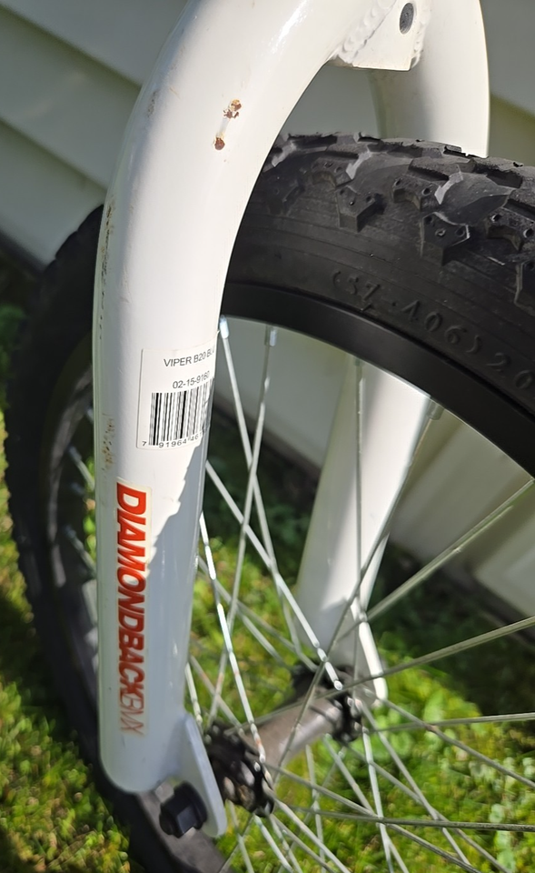 Nice Diamondback Viper Blue & White Freestyle 20 inch Boys BMX Bike | eBay