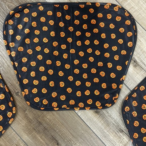 6 Longaberger Boo Pumpkin HALLOWEEN Fabric Placemats custom made | eBay