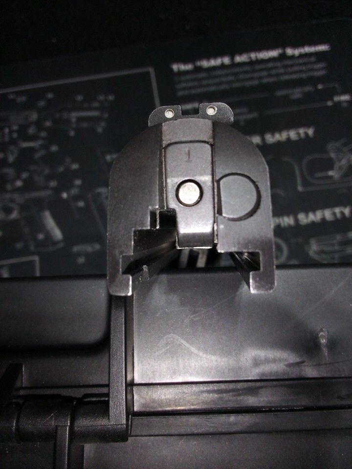 COLT 1911 Commander Slide 45ACP Good Shape Blue Finish W/ Barrel Recoil ...