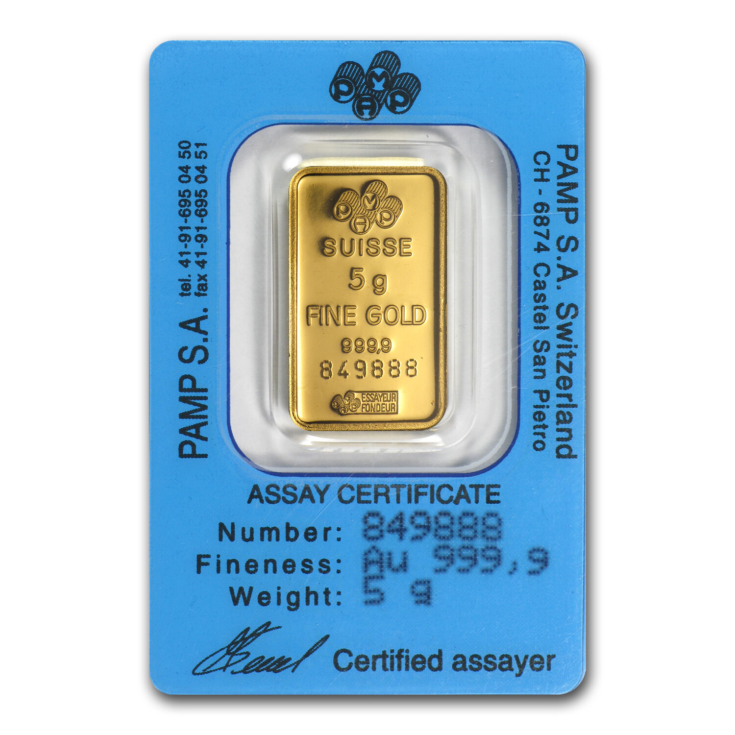 5 gram Gold Bar - PAMP Suisse Rose (In Assay) - SKU#71979 | eBay