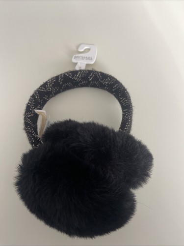 Michael Kors MK Earmuffs Black w/ metallic gold | eBay