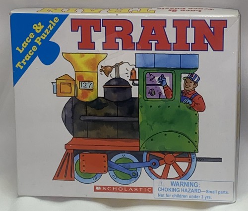 Lace & Trace puzzle Train by scholastic Educational | eBay