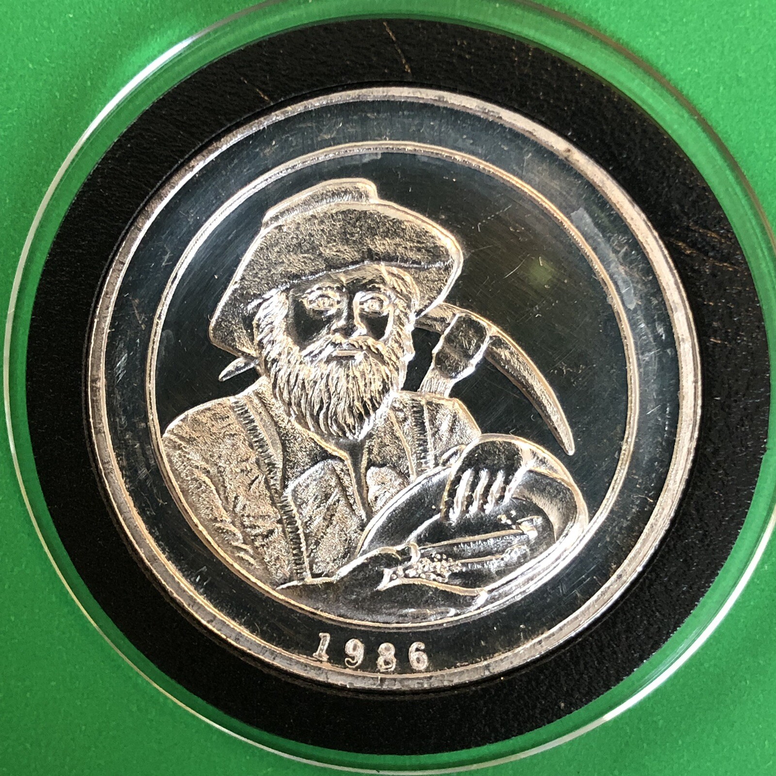 1986 Prospector Coin & Precious Metals Assoc. 1 Troy Oz .999 Fine ...
