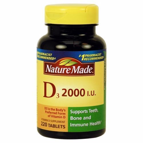 Vitamine D 2000 IU 220 Comprimés Par Nature Made 31604026745 | eBay