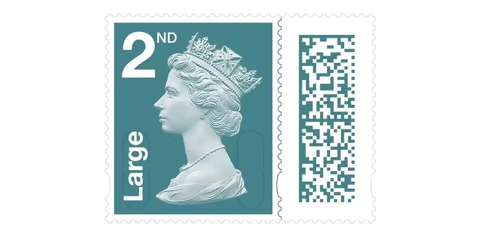 1st 2nd Class Postage Stamps 100% Genuine Royal Mail Barcode Letter ...