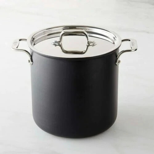 All-Clad NS1 Hard Anodized Aluminum Induction Non-Stick 8-Qt Stock Pot ...