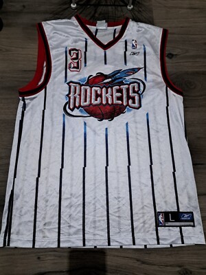 RARE Reebok Houston Rockets Steve Francis NBA Swingman Jersey Mens Sz ...