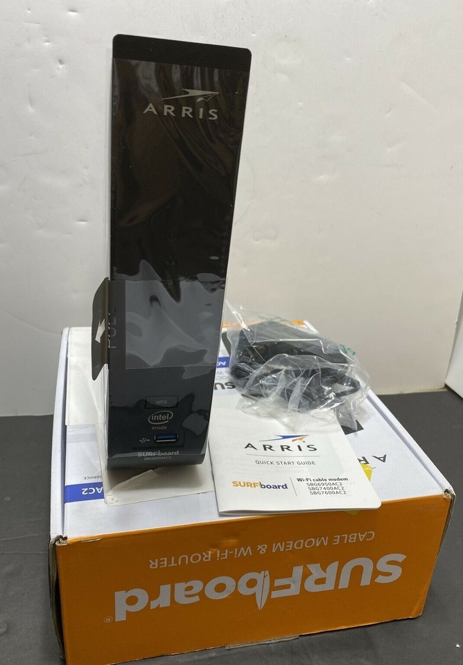 Arris SURFboard (16x4) Docsis 3.0 Cable Modem Plus AC1900 Dual Band Wi ...