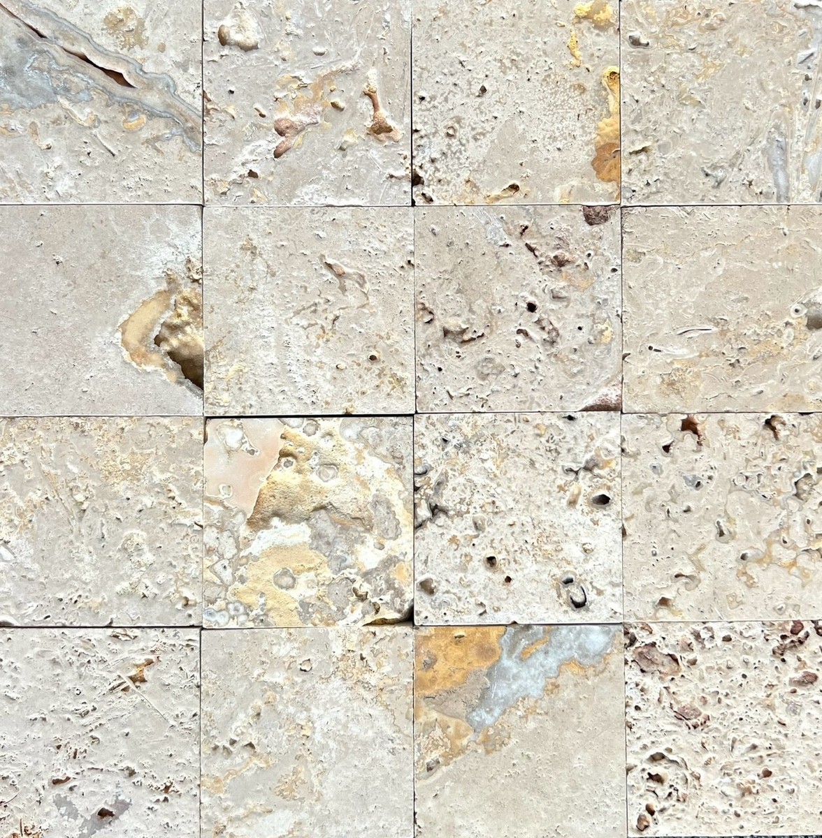 Ivory Travertine Backsplash Tile