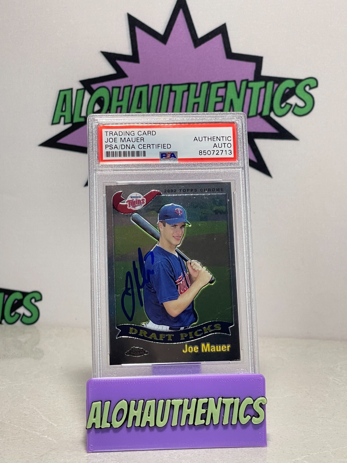 Joe Mauer Autographed Memorabilia | Signed Photo, Jersey, Collectibles ...