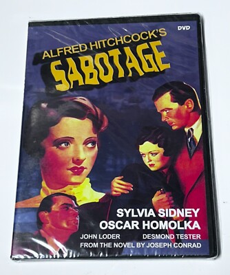 Alfred Hitchcock's Sabotage (DVD, 2004) Sylvia Sydney Oscar Homolka New ...