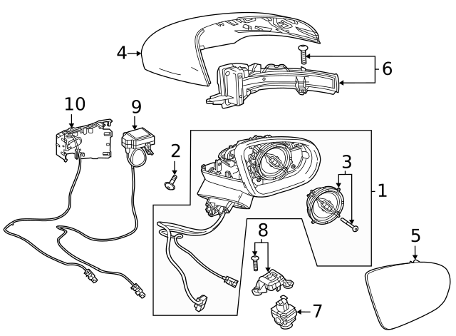 Mercedes Benz A220 A35 AMG 2019-2022 Right Turn Signal Light Lens OE ...