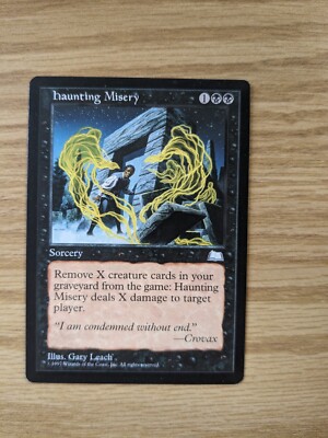 Haunting Misery - Magic The Gathering MTG Collectible Card game | eBay