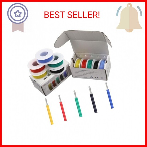 Striveday 28 AWG Flexible Silicone Wire Electric Wire 28 Gauge Tinned ...