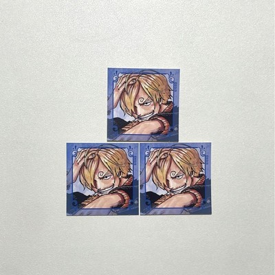 One Piece Square Sticker Sanji Set | eBay