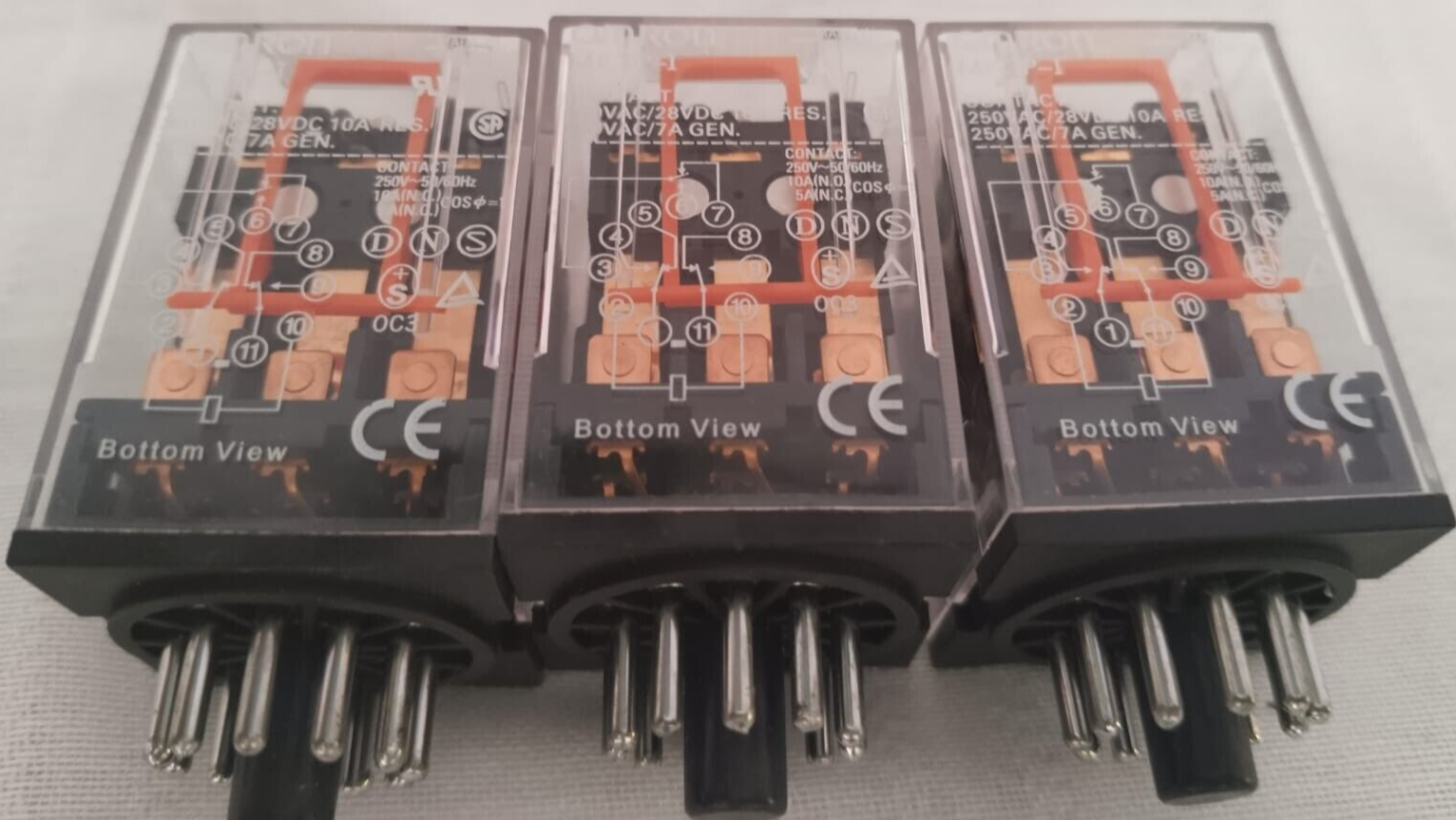 Omron Mk3p-i With Socket 25x4h Relay MK3PI for sale online | eBay