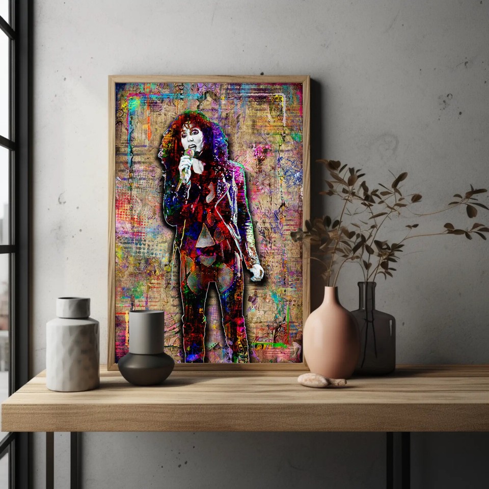 Cher 18x24in Poster, Cher Print Pop Art Free Shipping US | eBay