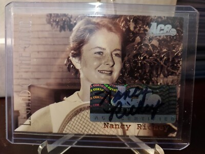 2011 ACE AUTHENTIC LEGEND OF THE GAME NANCY RICHEY AUTO | eBay
