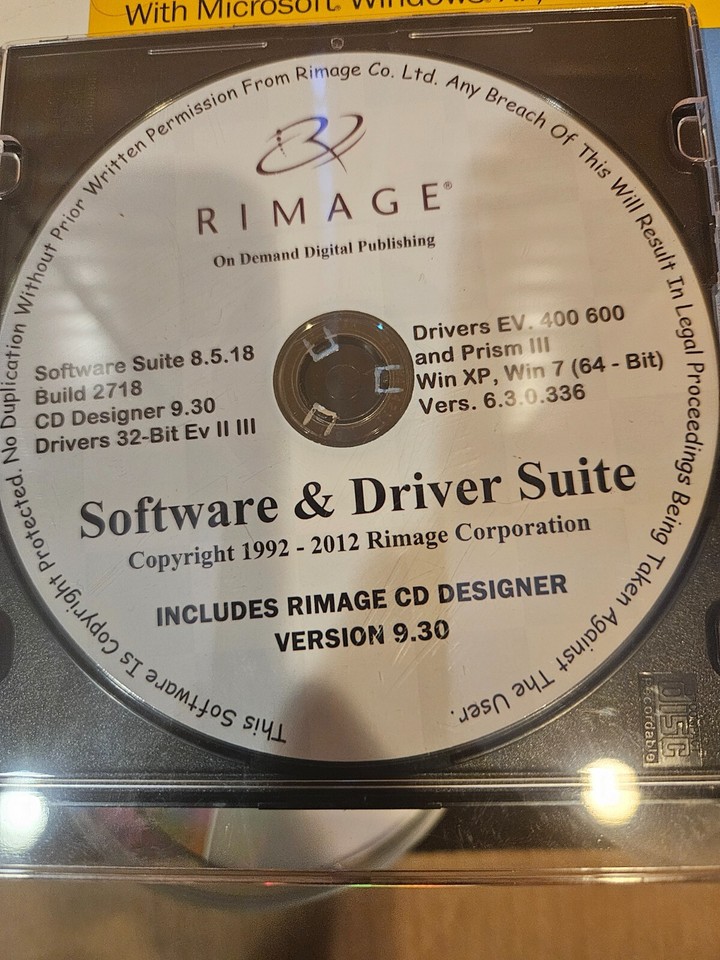 Rimage Everest Disc Printer | eBay