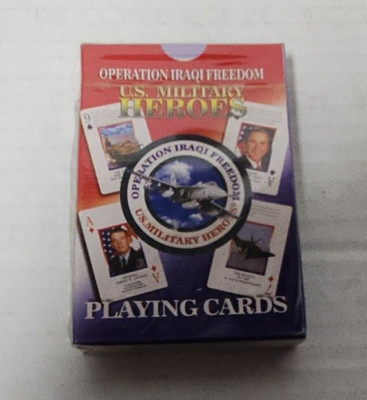 Playing Cards - Operation Iraqi Freedom U.S. Military Heroes - New | eBay