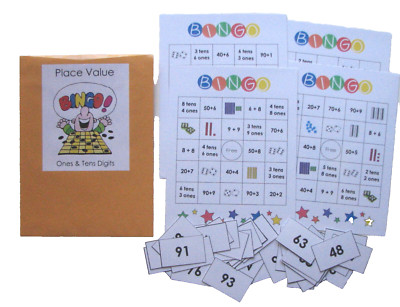 Teacher Made Math Center Learning Resource Game Place Value BINGO | eBay