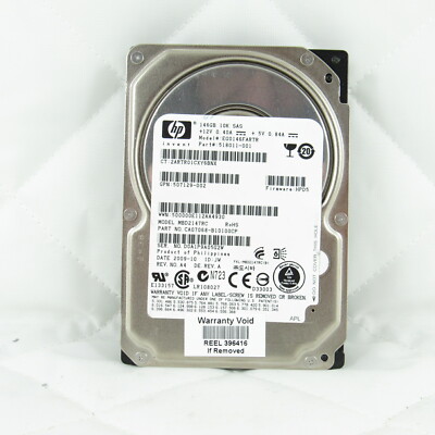 Fujitsu Server 147GB 10K SAS HDD Hard Disk Drive 2.5 6GB/s MBD2147RC ...