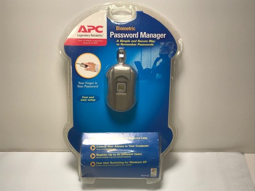 APC Biopod Fingerprint Reader Biometric Password Manager Windows XP ...