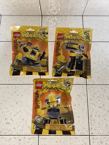 LEGO MIXELS SERIES 6 (SET OF 3) 41545-KRAMM, 41546-FORK, 41547-WUZZO ...