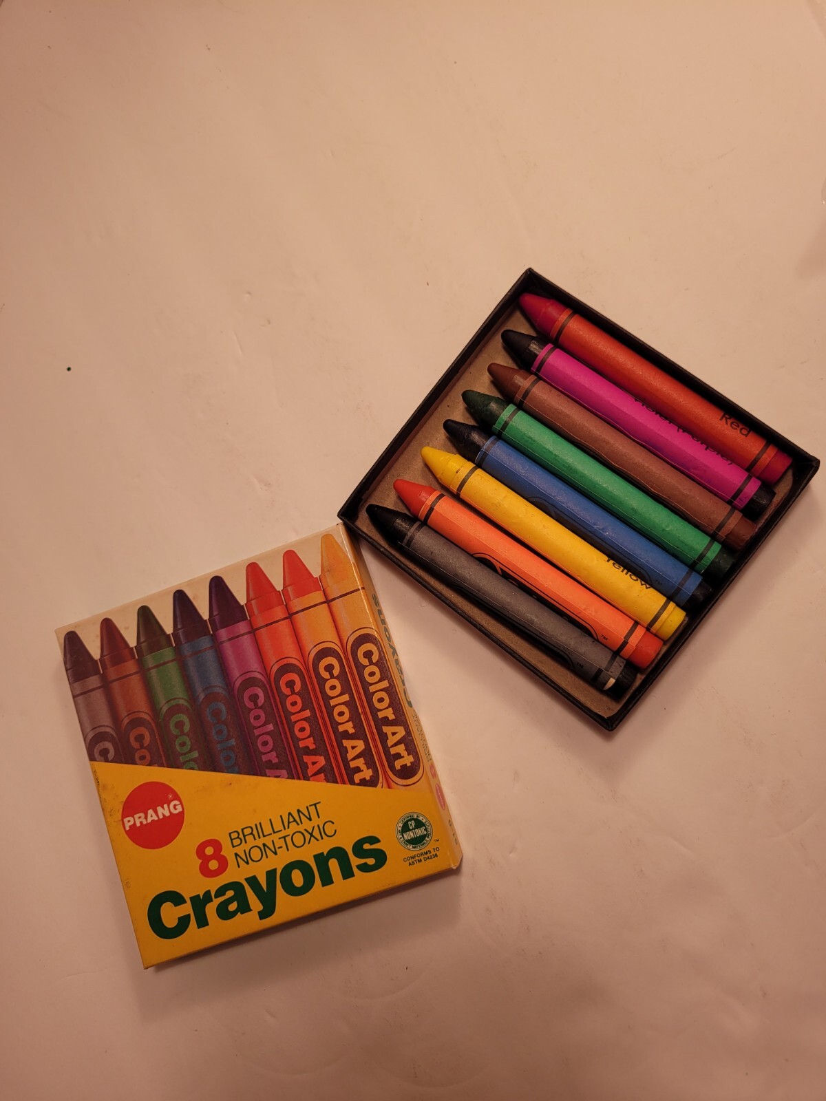 Vintage Prang Non Toxic Brilliant . Crayons By Dixon 8 crayons. | eBay