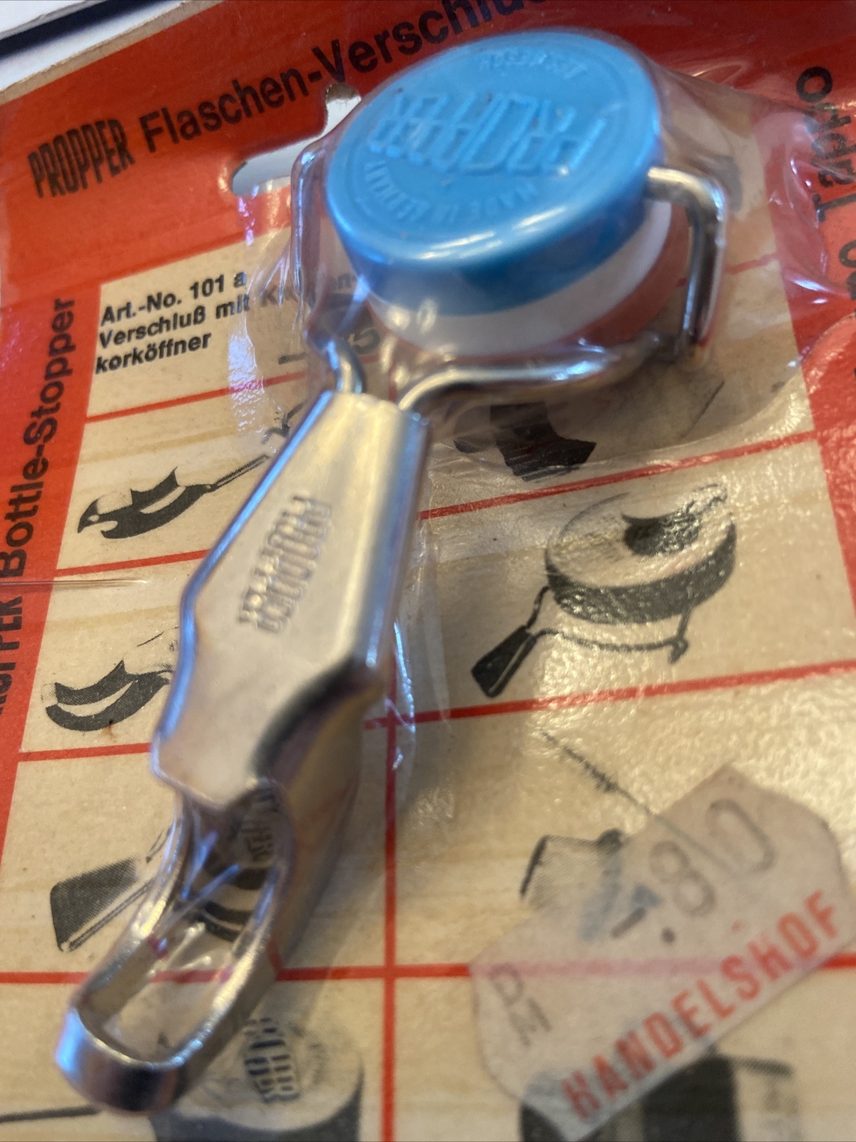 Vintage PROPPER NEW Opener & Bottle Stopper Kitchen Beer Bar Pop Soda # ...