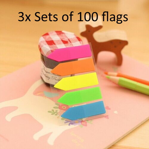 Rainbow Arrow Sticker Notes Bookmark Legal Memo Flags Sticky Index ...