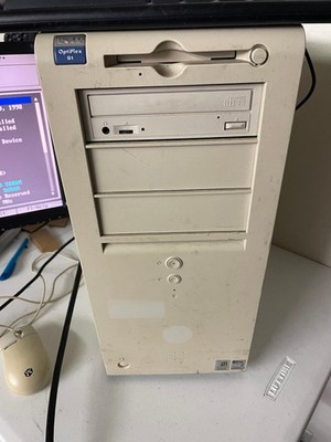 Vintage Dell Optiplex G1 Win 98 Pentium 2 PC working CD-ROM Floppy ...