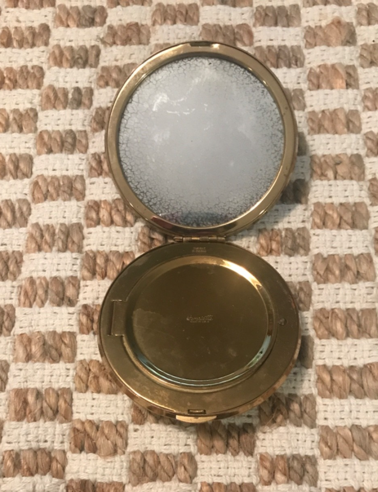 Vintage Military Fort Benning Henriette Face Powder Compact WWII 1940s ...