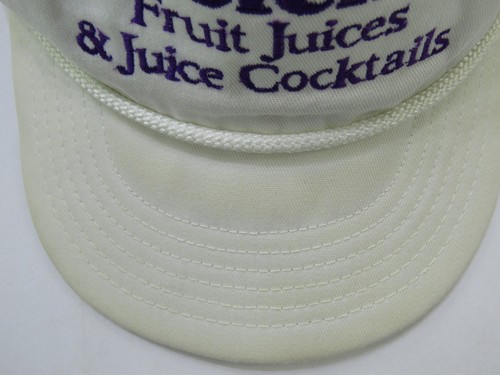 VTG Welchs Fruit Juices & Juice Cocktails Hat Adjustable Strap Spellout ...